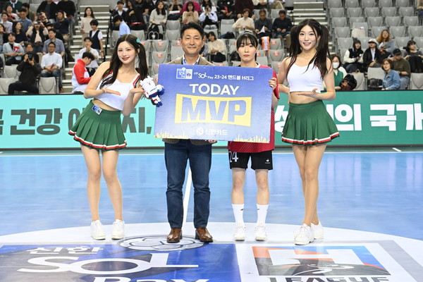 [핸드볼 H리그] SK슈가글라이더즈, 대구광역시청 꺾으며 정규리그 마쳐