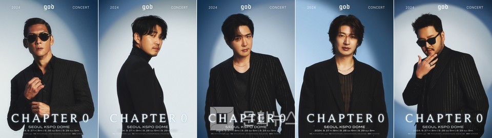 god 2024 단독 콘서트 'CHAPTER 0' 압도적 포스 개인포스터 공개