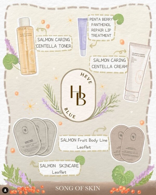 ㈜코스멘토코리아 헤브블루, 미국 Song of Skin 팝업 참가