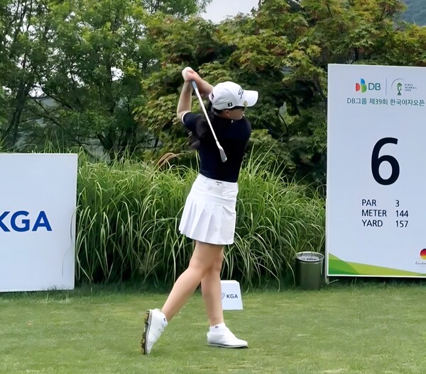 40대 저력 선보인 임은아, KLPGA 다크호스로 떠올라